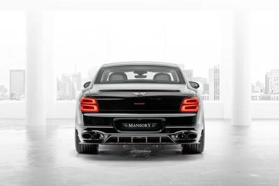 Cina Bentley Flying Spur Corpo in fibra di carbonio Kit Flying Spur aggiornamenti stile MANSORY diffusore della bocca anteriore Spoiler cappuccio corpo kit in vendita