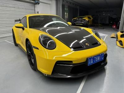 Cina Porsche 992 Carrozzeria in fibra di carbonio Kit 992 stile GT3 frontale e posteriore paraurti gonna laterale spoiler cappuccio in vendita