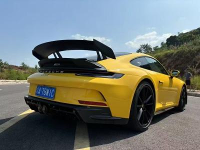 Cina Porsche 992 Carrozzeria in fibra di carbonio Kit 992 stile GT3 frontale e posteriore paraurti gonna laterale spoiler cappuccio in vendita