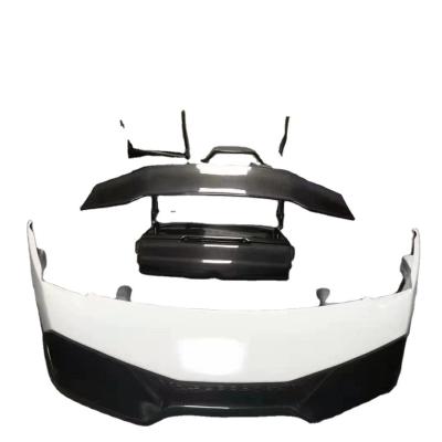 중국 2022 신제품 람보르기니 LP640 Lp650 보디 키트 람보르기니 LP640 업그레이드 Lp670sv 스타일 앞뒤 배머 판매용
