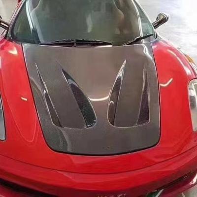 Китай Высококачественное углеродное волокно для Ferrari F430 Углеродное волокно капот двигателя капот двигателя F430 продается