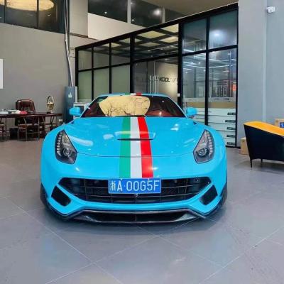 Китай Высококачественный корпус из углеродного волокна F12 для Ferrari F12 Upgrade DMC Style Передняя лопатка Задняя диффузерный спойлер продается