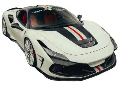 China For Ferrari F8 Carbon Fiber Body Kit  F8 Upgraded KEYVANY Style Front Shovel Diffuser Spoiler Body Kit for sale
