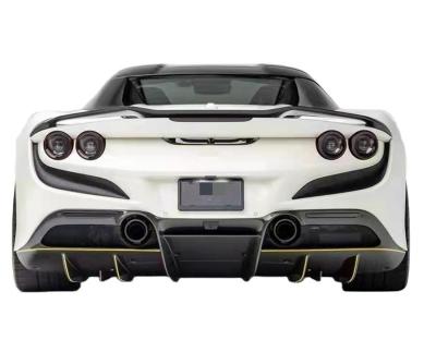 China Repuestos para automóviles para Ferrari F8 Fibra de carbono Kit de carrocería F8 Actualizar Novi estilo difusor Fibra de carbono difusor en venta