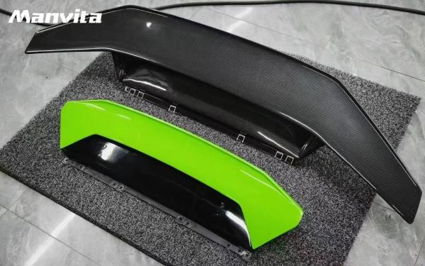 Quality LP580 LP610 Lamborghini Huracan Evo Body Kit Tecnica Style Carbon Fiber Spoiler for sale