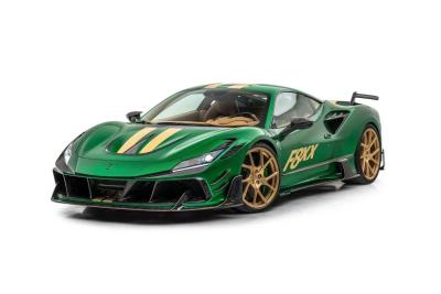 China Para a Ferrari F8 Fibra de Carbono Kit F8 Upgrades estilo MSY Frente e traseiro Bumper Spoiler Hood Kit do corpo à venda