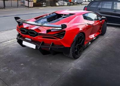 China Revuelto Lamborghini Body Kit DMC Stijl Rood Carbon Fiber Spoiler Wing Te koop