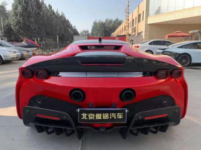 China Spoiler de fibra de carbono Spoiler de fibra de carbono para Ferrari SF90 SF90 Upgraded OEM Style Spoiler Tail à venda