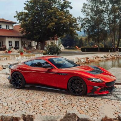Cina Per la Ferrari Roma Kit corpo in fibra di carbonio Roma aggiornamenti stile MSY Front e Rear Bumper Spoiler Hood Kit corpo in vendita