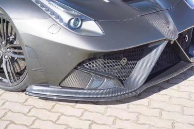 China Voor Ferrari F12 Droog koolstofvezel body kit F12 Opgewaardeerde MSY stijl voor- en achterbumper spoiler hood Te koop