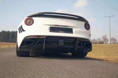 China Voor Ferrari F12 Droog koolstofvezel body kit F12 Opgewaardeerde MSY stijl voor- en achterbumper spoiler hood Te koop