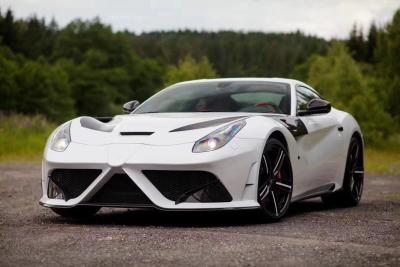 China Voor Ferrari F12 Droog koolstofvezel body kit F12 Opgewaardeerde MSY stijl voor- en achterbumper spoiler hood Te koop