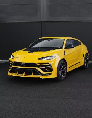 Cina Giallo Lamborghini Urus Body Kit Fibra di carbonio Labbro anteriore Luxury Car Diffuser Widebody Kit in vendita