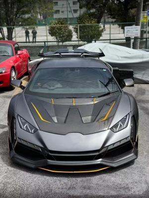 China Huracan LP580 610 Carbon Fiber Body Kit EVO Vervang de voorste bumperwielboog Te koop