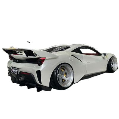 China Fibra de carbono de cuerpo ancho Ferrari 488pista Spoiler de fibra de carbono de spoiler de ala en venta