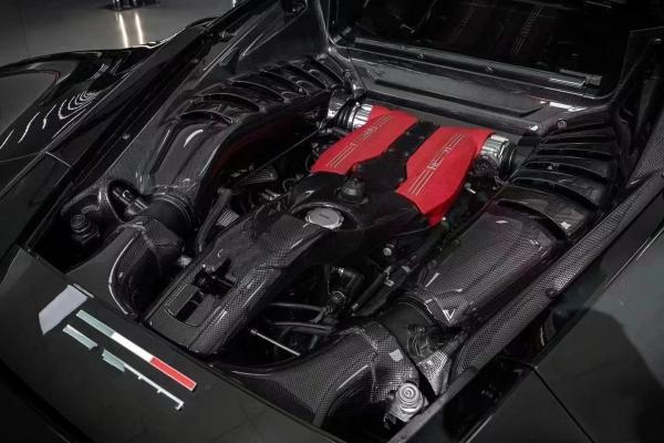 Quality 488 Ferrari Body Kit Dry Carbon Fiber Engine Shield OEM Carbon Fiber Oil Cap for sale