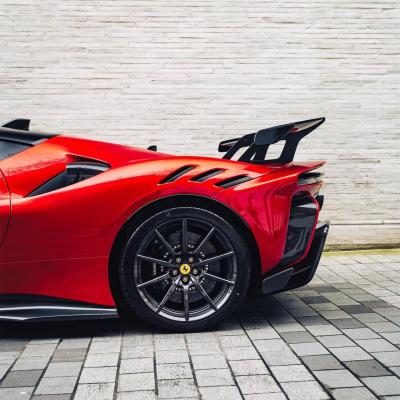 Cina SF90FXX Ferrari SF90 Body Kit Anteriore e posteriore Auto Parato laterale gonna cappuccio luci posteriori in vendita