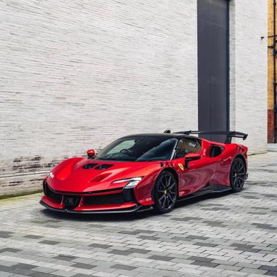 Cina SF90FXX Ferrari SF90 Body Kit Anteriore e posteriore Auto Parato laterale gonna cappuccio luci posteriori in vendita