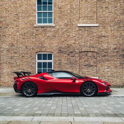 Cina SF90FXX Ferrari SF90 Body Kit Anteriore e posteriore Auto Parato laterale gonna cappuccio luci posteriori in vendita