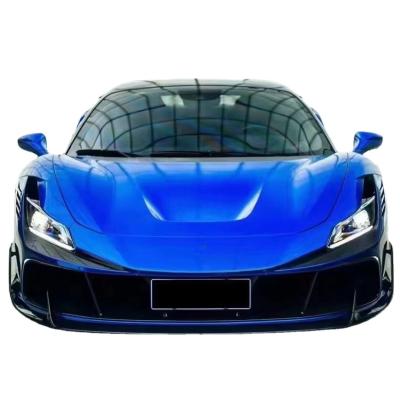 China Blue F8 Ferrari Body Kit F8 MSY Style Front Bumper Lip Body Kit Spoiler Side Skirts for sale