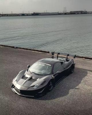 Cina 458 Ferrari Body Kit LB Stile Fronte e paraurti posteriori 2011 - 2014 Hood Spoiler For Car in vendita