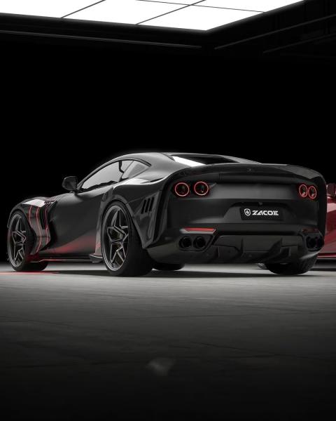 Quality 812 Ferrari Body Kit Carbon Fiber Widebody 812 ZE Style Carbon Fiber Arch for sale