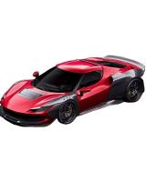 Quality Red Ferrari 296 Automobile Body Kit ZE Style Diffuser Carbon Fiber Front Lip for sale