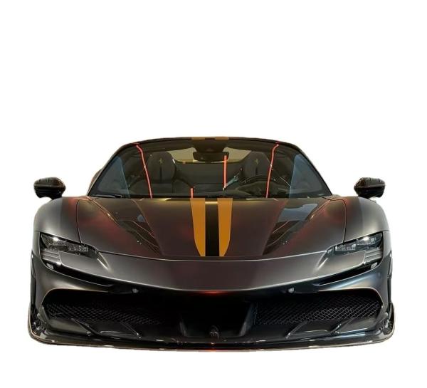 Quality Ferrari SF90 Carbon Fiber Body SF90 KY PP Plastic Diffuser Spoiler Side Skirt Body Kit for sale