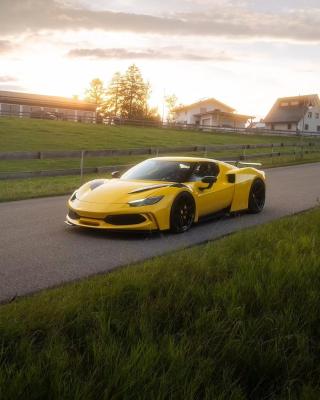 Китай 296 Ferrari Body Kit 2021 2022 Автомобиль Колесо Арка Передний и Задний Бампер Спойлер продается