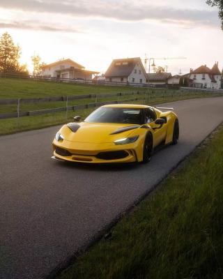 Китай 296 Ferrari Body Kit 2021 2022 Автомобиль Колесо Арка Передний и Задний Бампер Спойлер продается
