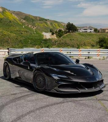 Cina SF90 Ferrari Carbon Fiber Body Kit 1016 Stile Labbro anteriore in vendita