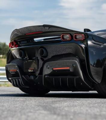 Cina SF90 Ferrari Carbon Fiber Body Kit 1016 Stile Labbro anteriore in vendita