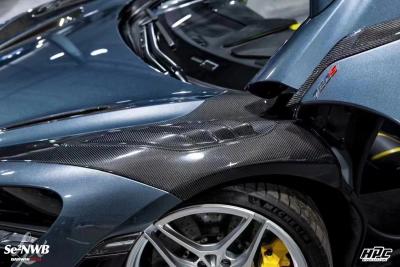 Cina 720s Mclaren Body Kit Blacksail Style Front Bumper Spoiler Lip Hood Fender in vendita