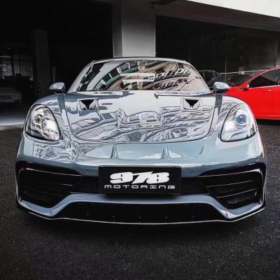 China New Product for Porsche 718 Boxster Body Kit 718 Upgraded PD-style Front and Rear Bumper Tuyere Spoilers for sale