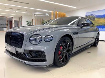 Cina Flying Spur Bentley Body Kit W12 Stile Carbon Fiber Lip Kit 2019 Diffuser Spoiler Side Skirt in vendita