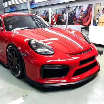 Cina Prodotti venduti come Hot Cakes 987Cayman Body Kit GT4 Stile Anteriore e posteriore Spoiler paraurti 2006-2012 in vendita