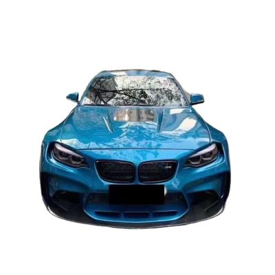 China For BMW F22 F87 2 Series M2 Body Kit M2 M235 Upgrade IMP Style Front and Rear Bumper Spoiler Wide Bodyki for sale