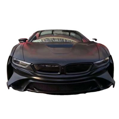China For BMW I8 Carbon Fiber Body Kit I8 Upgrade Energy-style Front and Rear Bumper Spoiler Widebody Kit for sale
