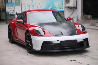 China PP Plastic Material Body Kit for Porsche911  992 992 Upgraded GT3 Style Front and Rear Bumper Side Skirt Spoiler Hood Body Kit for sale