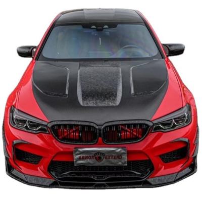 China Auto Parts Carbon Fiber Body Kit for BMW M5 F90 M5 F90 Carbon Fiber Front Shovel Diffuser Spoiler Side Skirt Hood Body Kit for sale