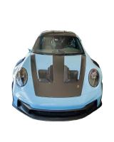 Quality Blue Porsche Body Kit 992 GT3RS Style Dry Carbon Fiber Hood for sale