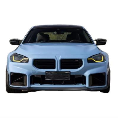 Cina Per BMW M2 G87 Carbon Fiber Body Kit M2 G87 Upgraded MP Style Carbon Fiber Front Lip Diffuser Spoiler Body Kit in vendita