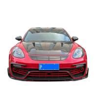 Quality MSY Panamera 971 Body Kit Red Carbon Fiber Replace Front Bumper Spoiler Widebody for sale