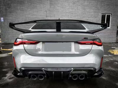 Cina Per BMW Serie 4 G80 G82 M3 M4 Spoiler in fibra di carbonio G80 G82 M3 M4 Upgrade GTR Style Spoiler Wing in vendita