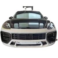 Quality Cayenne Porsche Body Kit Dry Carbon Fiber MTR Style Front Lip Diffuser for sale