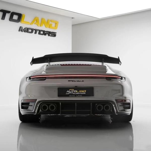 Quality Repair Porsche 992 Body Kit BS Style Turbo Widebody Diffuser Spoiler Dry Carbon for sale