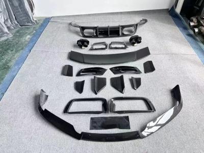 Cina Riparazione Porsche 992 Body Kit BS Style Turbo Widebody Diffuser Spoiler Fibra di carbonio secca in vendita