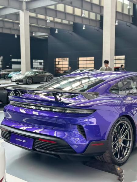Quality Taycan Porsche Body Kit Taycan Wch Style Carbon Fiber Spoiler Wing for sale