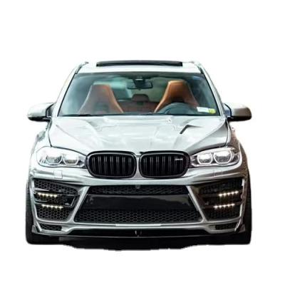 Cina Per BMW X5 X5M Wide-body Kit X5 X5M Upgraded RD Carbon Fiber Style Front and Rear Bumper Spoiler Hood Widebody Kit in vendita