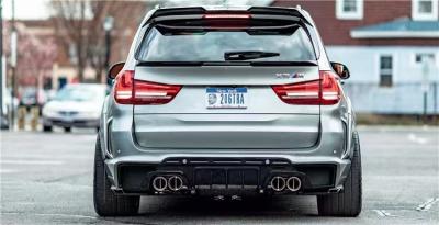Cina Per BMW X5 X5M Wide-body Kit X5 X5M Upgraded RD Carbon Fiber Style Front and Rear Bumper Spoiler Hood Widebody Kit in vendita